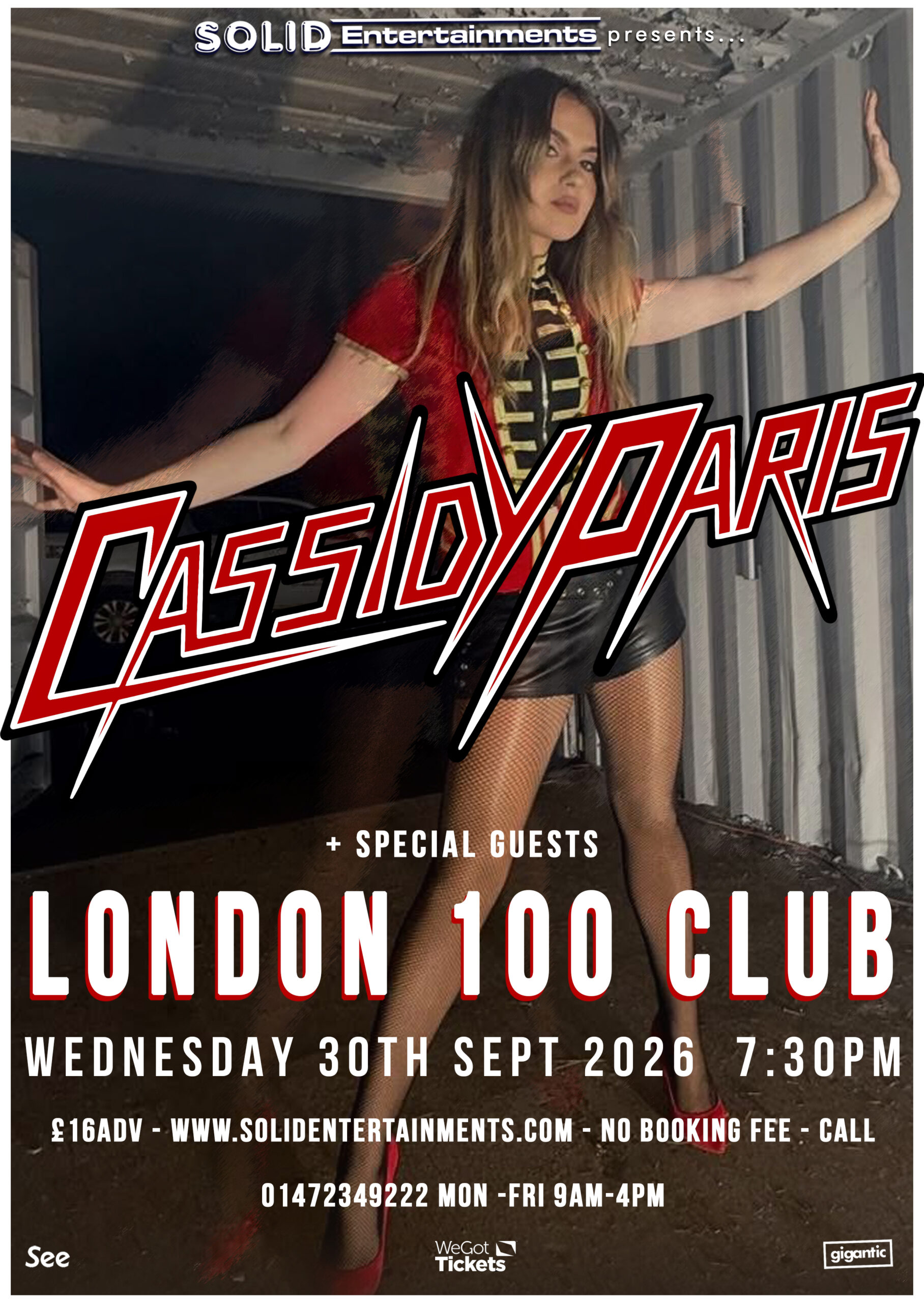 CASSIDY PARIS - THE 100 CLUB